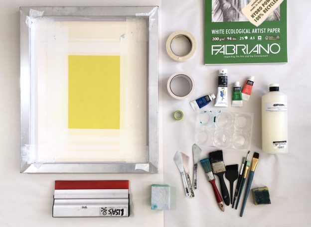 Mono Screen Printing | LCC Printmaking, Book Arts and Letterpress