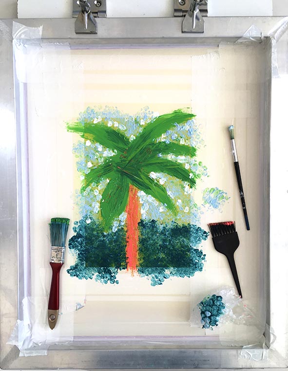 Mono Screen Printing | LCC Printmaking, Book Arts and Letterpress